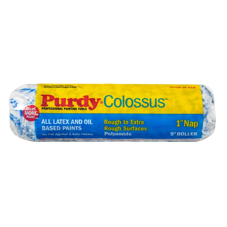 Purdy Colossus 9" Paint Roller Sleeve 1" Nap 1.5" Core – Mixles Home ...