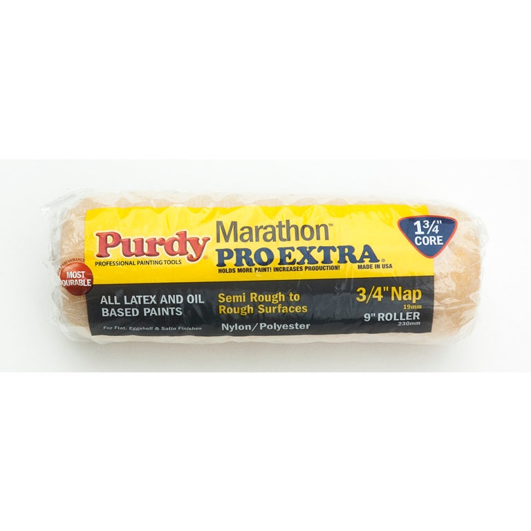 Purdy Marathon Pro Extra 9" Roller Sleeve 3/4" Nap – Mixles Home & Garden