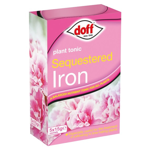 Doff Sequestered Iron 5 x 15g Sachets – Mixles Home & Garden